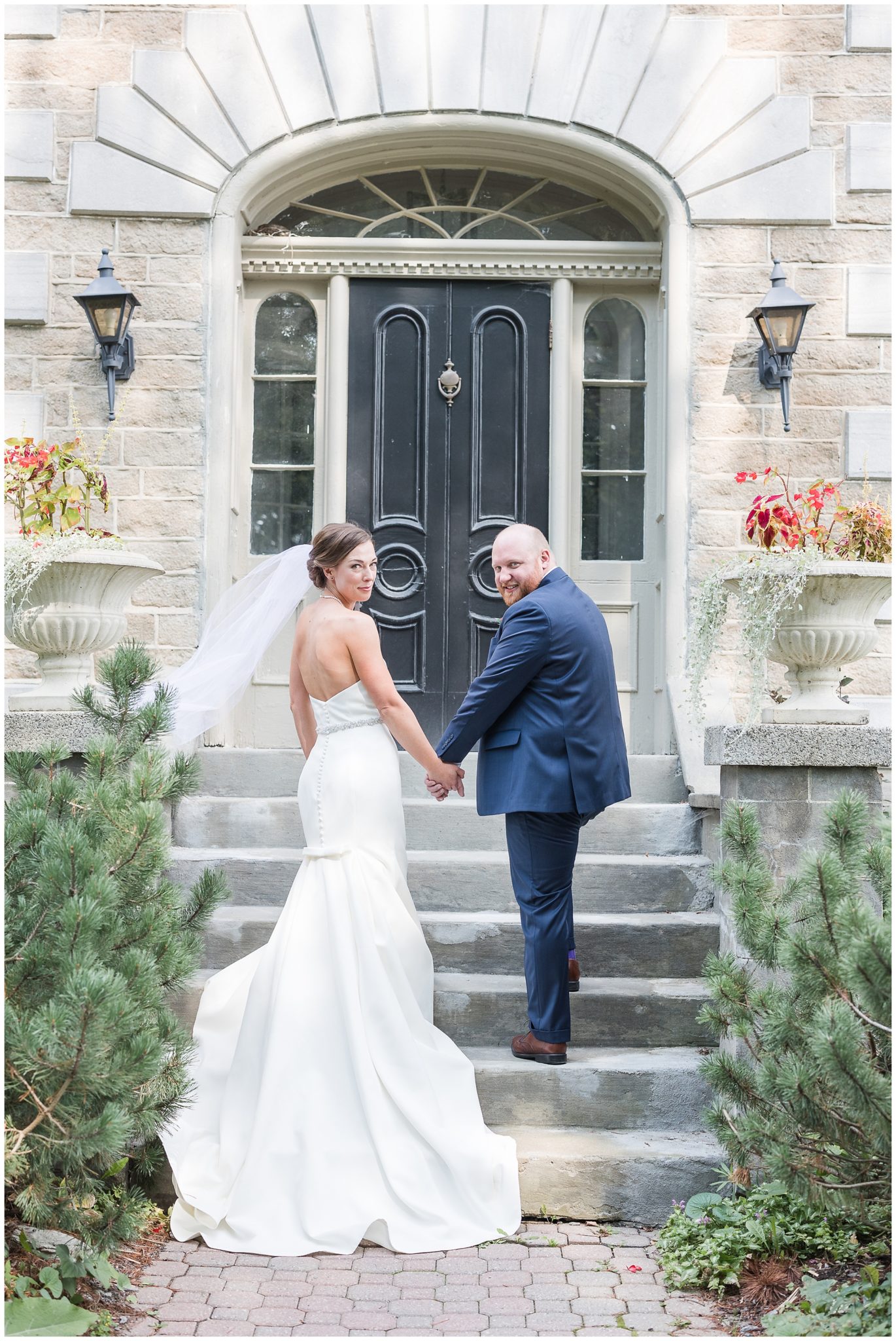 Navy And Plum Strathmere Wedding » Intimate Wedding At Strathmere Lodge