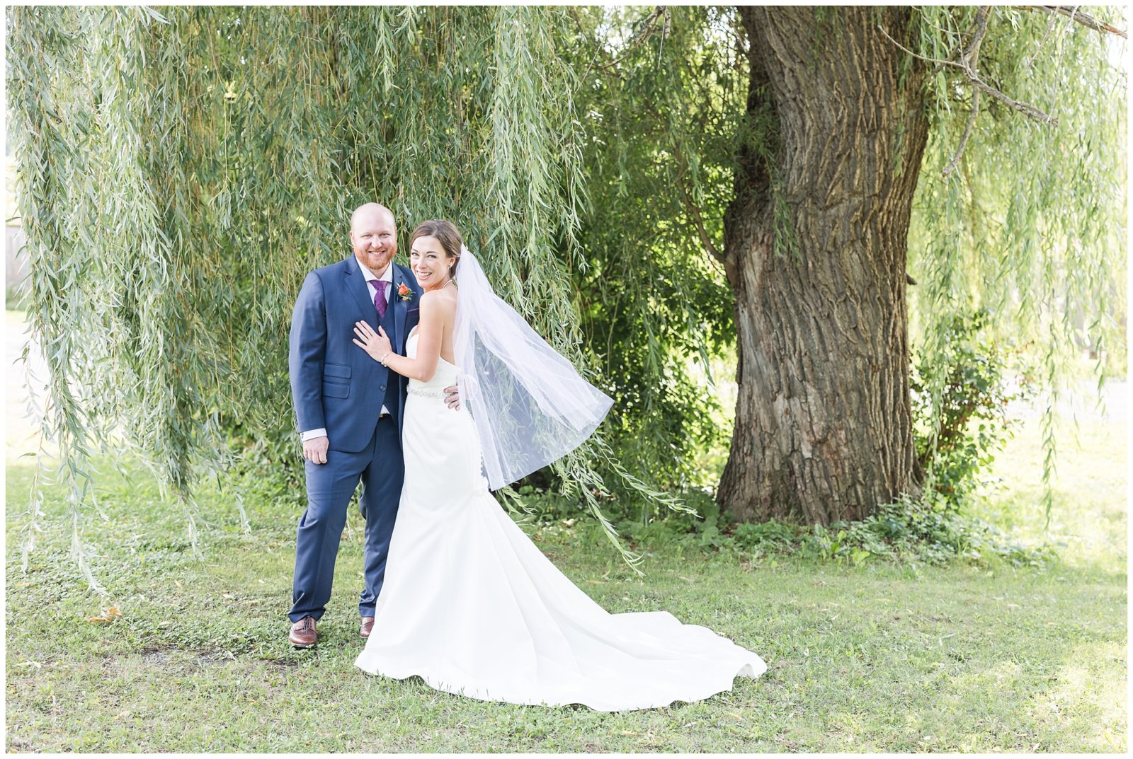 Navy And Plum Strathmere Wedding » Intimate Wedding At Strathmere Lodge