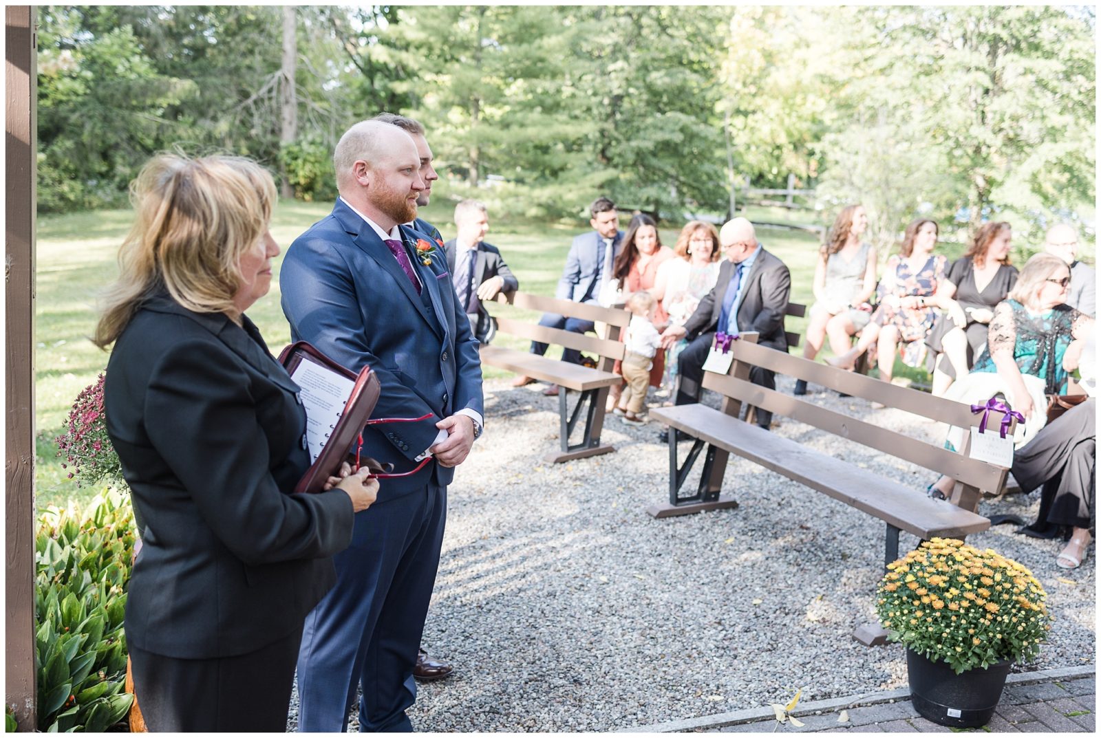Navy And Plum Strathmere Wedding » Intimate Wedding At Strathmere Lodge