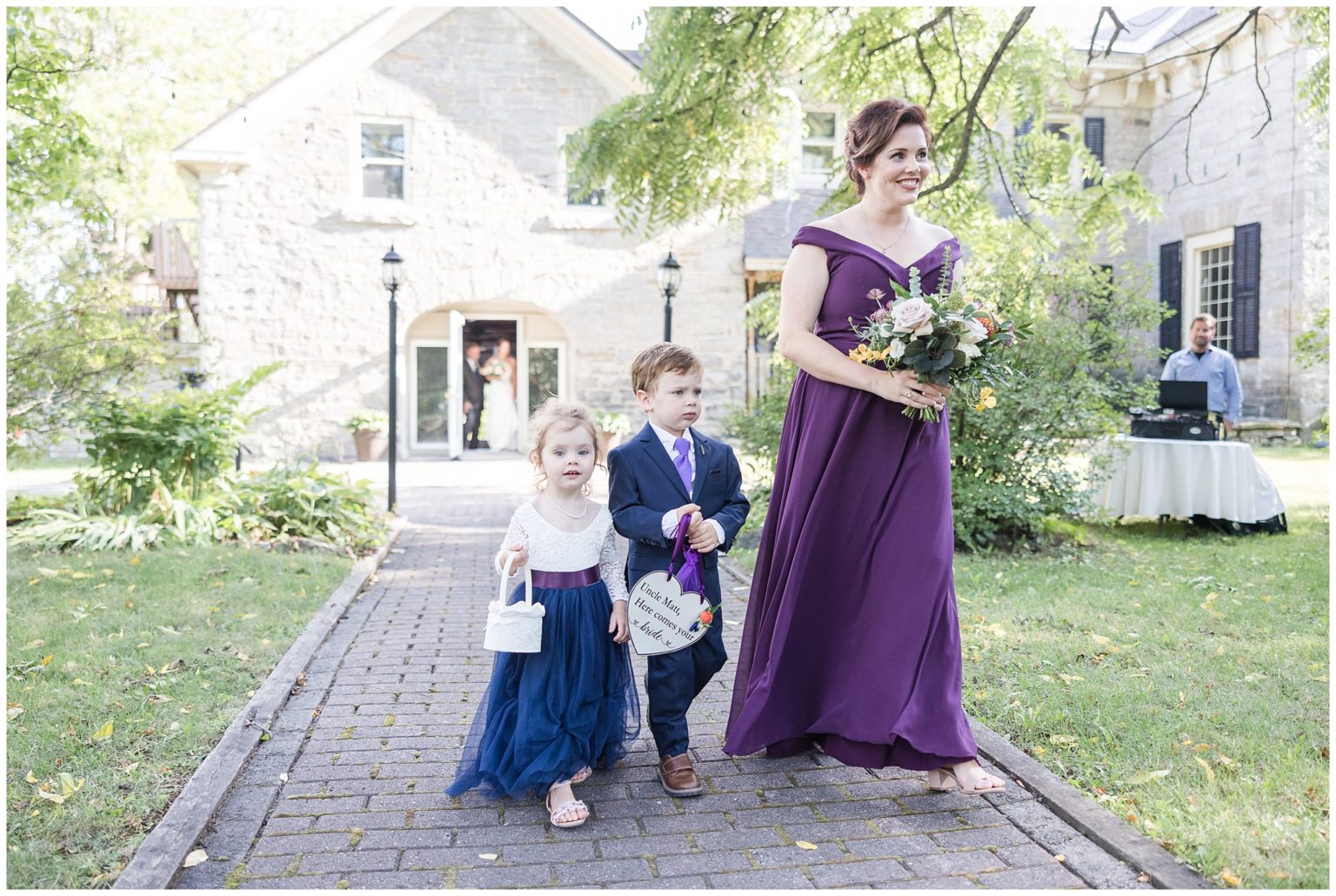Navy And Plum Strathmere Wedding » Intimate Wedding At Strathmere Lodge