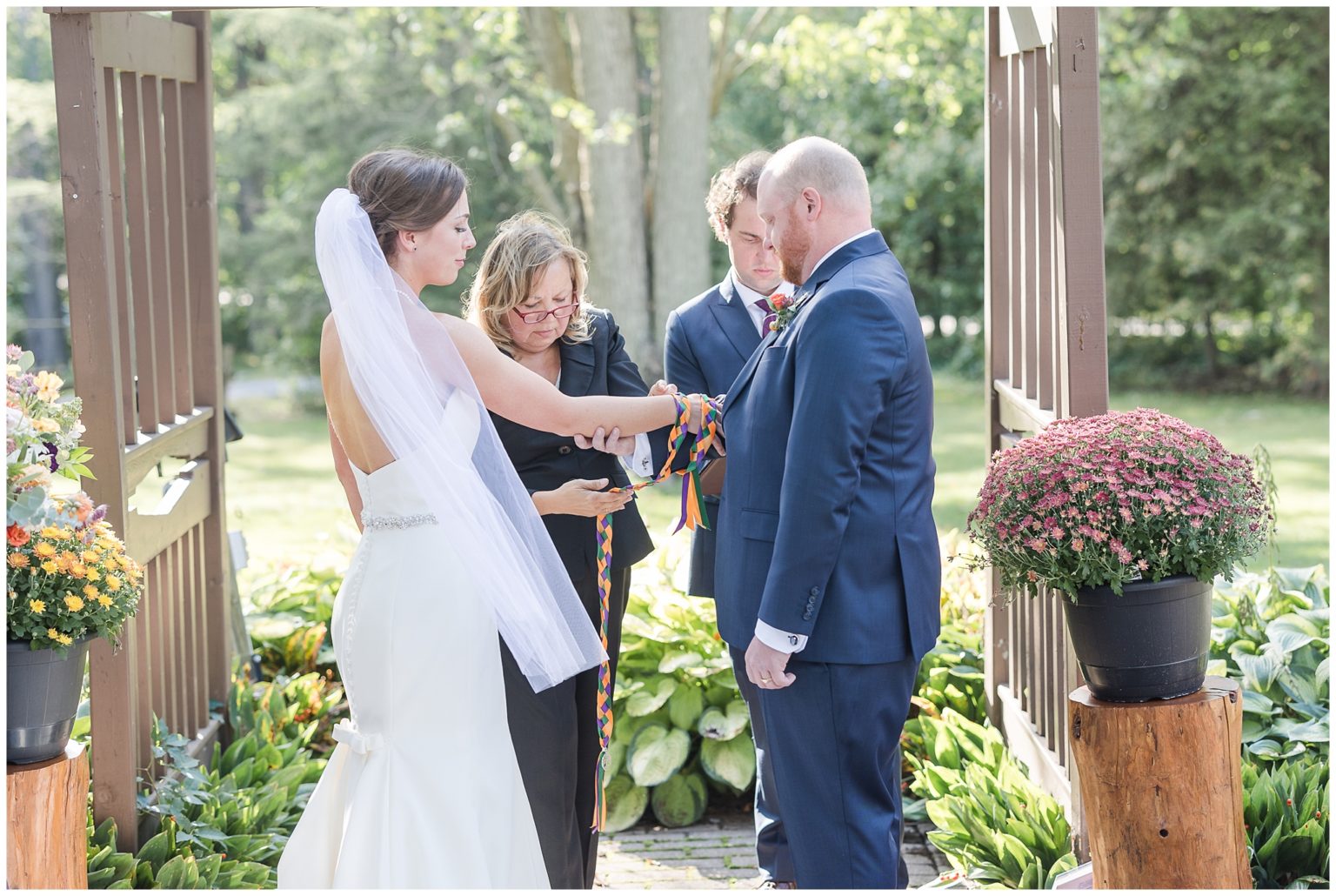 Navy And Plum Strathmere Wedding » Intimate Wedding At Strathmere Lodge