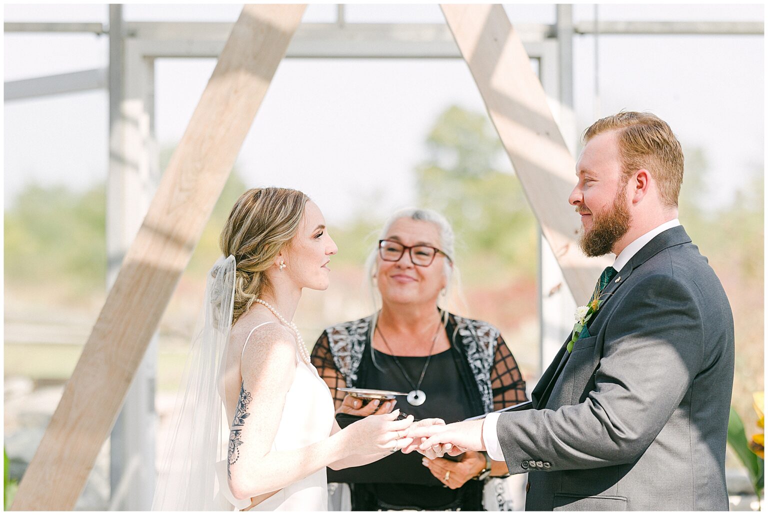 » A Love Radiating With Spark: Danielle And Ryan's Intimate Wedding At ...